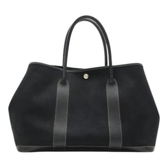 Herm&egrave;s Pre-owned Vintage Canvas Tote Bag - - Pre-owned - Damen - Schwarzk - ONE SIZE