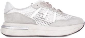 Premiata Low-Top Sneaker - Sneakers Bianco Beige - Gr. 37 (EU) - in Beige - für Damen