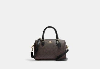 Coach Rowan Satchel Aus Charakteristischem Canvas