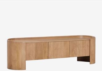 Sklum Meuble TV 175x50 cm en bois de manguier Sidney SKLUM