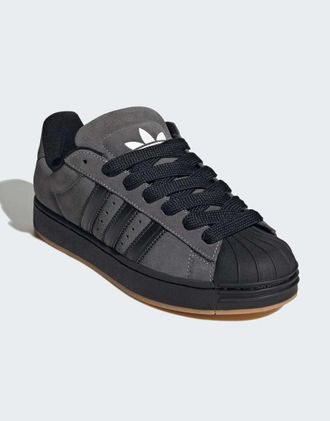 adidas Originals Superstar ST - Chaussures - Gris/noir/gomme