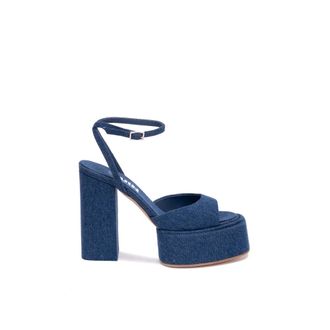 3Juin Blaue Absatzsandale - - Shoes - Damen - Blau - 40 EU