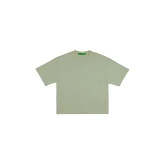 Garment Workshop Double Embro Boxy Tee - - Tops - Herren - Gr&uuml;n - L