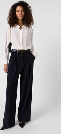 Gerard Darel Chemise en soie &agrave; col rond - CYNA - Ecru