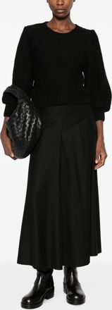 Susanne Bommer Brushed-Knit Wool Sweater - Black