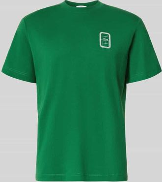 Lacoste Regular Fit T-Shirt aus reiner Baumwolle Modell CN Tenniscourt Backprint