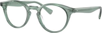Oliver Peoples unisex, Accessoires, Vert, Taille: 48 MM Romare Optical Frame