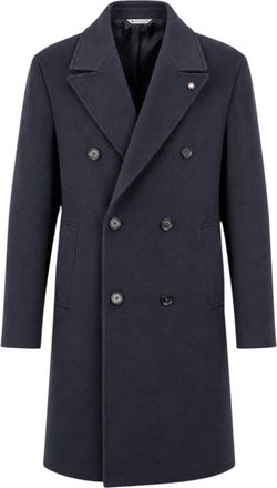 Manuel Ritz Manteau Double-Boutonnage - Homme - Manteaux - Bleu - Taille: XL