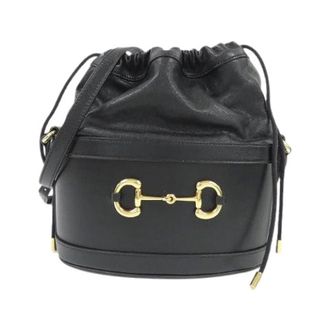 Gucci Sac bandouli&egrave;re Horsebit 1955 en cuir Pre-owned - Femme - Pre-owned - Noir - Taille: ONE Size