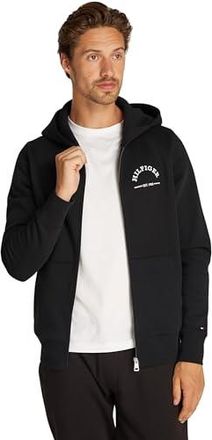 Tommy Hilfiger Sweat à Capuche Homme avec Capuche, Noir (Black), 3XL