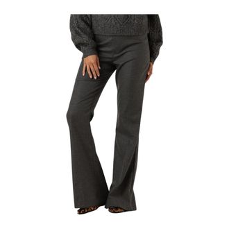 Gestuz Paulagz Schlaghose - - Trousers - Damen - Grau - M