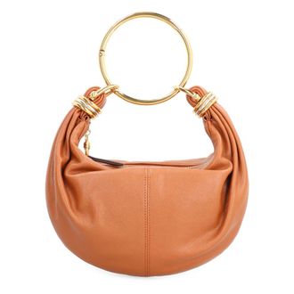 Chlo&eacute; Femme, Sacs, Brun, Taille: ONE Size Sac Hobo en Cuir avec Poign&eacute;e