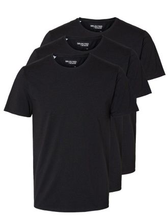 Selected T-Shirt SLHROLAND SS O-NECK TEE 3-PACK NOOS