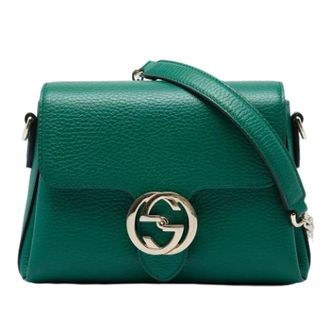 Gucci Sac bandouli&egrave;re Pre-owned - Femme - Pre-owned - Vert - Taille: ONE Size