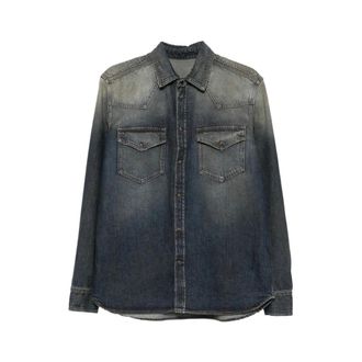 Nine In The Morning Homme, Chemises, Bleu, Taille: XL 9Fw26-Tb06 Dll94 Chemise en jean