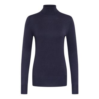Kaffe Rollkragenpullover - - Knitwear - Damen - Blau - M