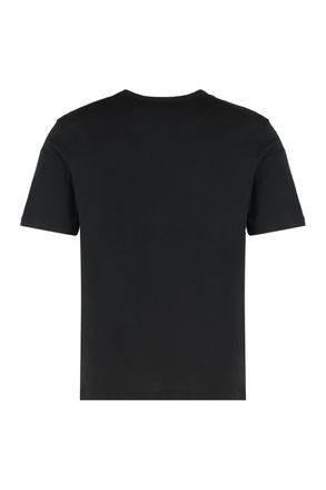 Palm Angels Mens Set Of Three Cotton T-Shirts Black And Polos
