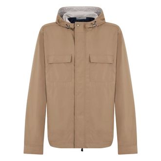 Fedeli Homme, Vestes, Beige, Taille: 4XL Veste L&eacute;g&egrave;re &agrave; Capuche