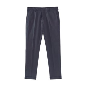 Paul Smith Blaue Baumwoll-Chino-Hose mit K&uuml;nstlerdetails - - Trousers - Herren - Blau - L
