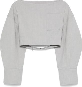 Jacquemus Le Haut Casaco Oberteil - Grau