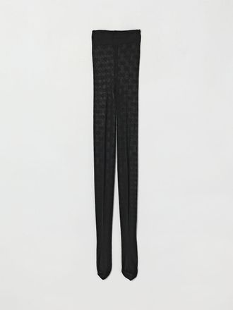 Gucci Collants &agrave; monogramme GG all-over en m&eacute;lange de coton stretch