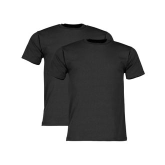 Fruit Of The Loom Heavy Cotton Tee Shirt 2er-Pack Herren, Schwarz (Black), XXL