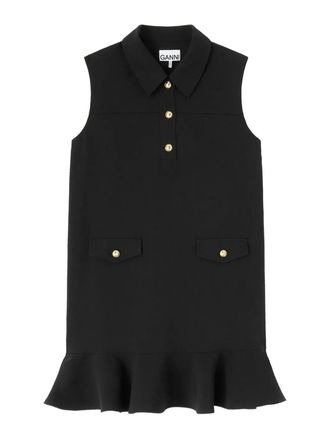 Ganni Robe Courte - Noir
