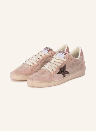 Golden Goose Sneaker Ball Star Mit Schmucksteinen rosa