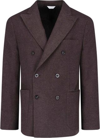 Boglioli Double-Breasted Wool And Cashmere Blazer