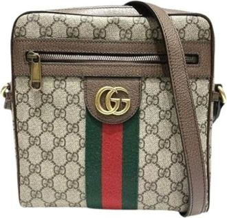 Gucci unisex, Pre-owned, Beige, Taille: ONE Size Sac bandouli&egrave;re Vintage Pre-owned
