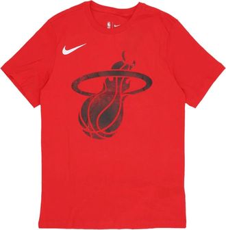 Nike Miami Heat City Edition Logo Tee - - Sport - Herren - Rot - XL