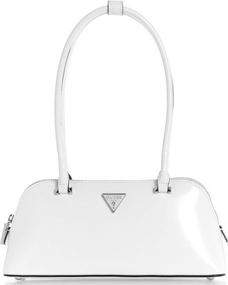 Guess Arnela Shoulder Satchel Bag White