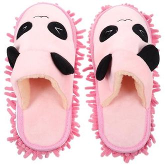 Holibanna Pantoufles Vadrouille Souples Absorbantes Antidérapantes pour Nettoyage Intérieur Chaussures de Ménage pour Sols Carrelage et Vinyle Accessoires et Du