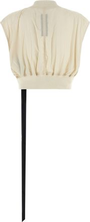 Rick Owens Tatlin Bomber Vest - Cream