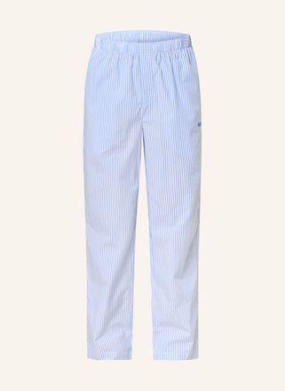 HUGO BOSS Schlafhose Stripe blau
