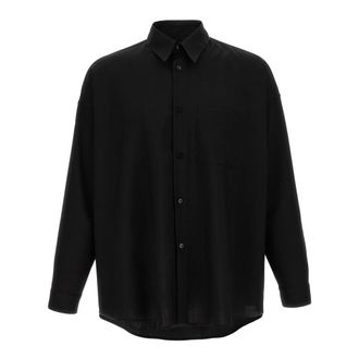 Marni Cool Wool Shirt - - Shirts - Herren - Schwarzk - L