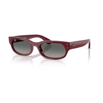 Ray-Ban Lunettes de soleil irr&eacute;guli&egrave;res - unisex - Accessoires - Rouge - Taille: 54 MM
