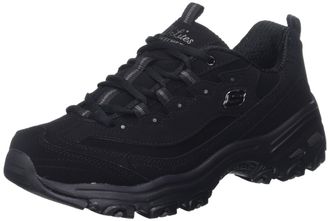 Skechers Damen Sneaker D&acute;Lites BIGGEST FAN, Schwarz (Schwarz), 38,5 EU