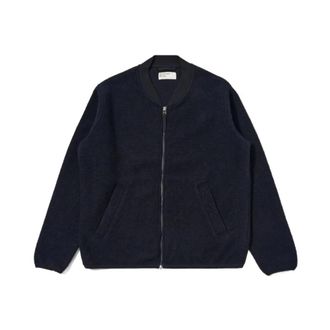 Universal Works Zip Bomberjacke - - Jackets - Herren - Blau - S