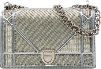 Dior Sac bandouli&egrave;re Diorama Pre-owned - Femme - Pre-owned - Gris - Taille: ONE Size