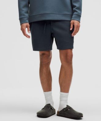 lululemon Geschmeidige Spacer-Shorts f&uuml;r M&auml;nner - 18 cm - Gr&ouml;&szlig;e L in True Navy