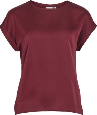 Vila VIELLETTE S/S Satin TOP - NOOS