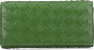Bottega Veneta Braided Flap Wallet