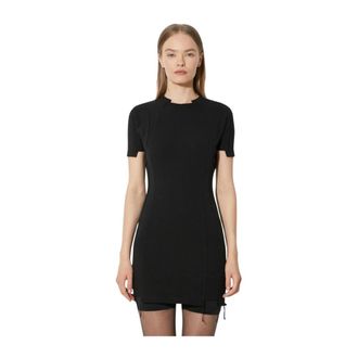 VETEMENTS Blackout Cut-Up Mini Dress - - Dresses - Damen - Schwarzk - XS