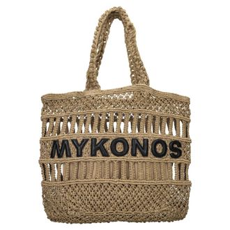 De Siena shoes Mykonos Tote Bag - - Bags - Damen - Braun - ONE SIZE