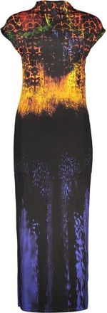 Desigual Femme, Robes, Multicolore, Taille: 36 FR Psicho Animal Lacroix Dress