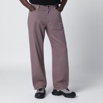 Stone Island Lila/graue Baumwollhose