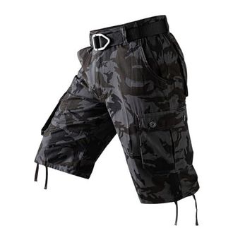 Generic Short De Bain Boxer Homme Shorty Plage Travail Cotel&eacute; Shirt Rugby Multipoches Sweat Cuisse Extensible Respirant Mariniere Trois Destockage Magasin Cha