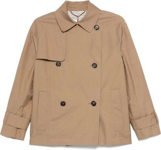 Max Mara Femme, Vestes, Brun, Taille: 34 FR The Cube Parka Marron