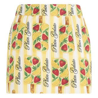 Philipp Plein Minirock Plein Gelato - - Skirts - Damen - Gelb - M